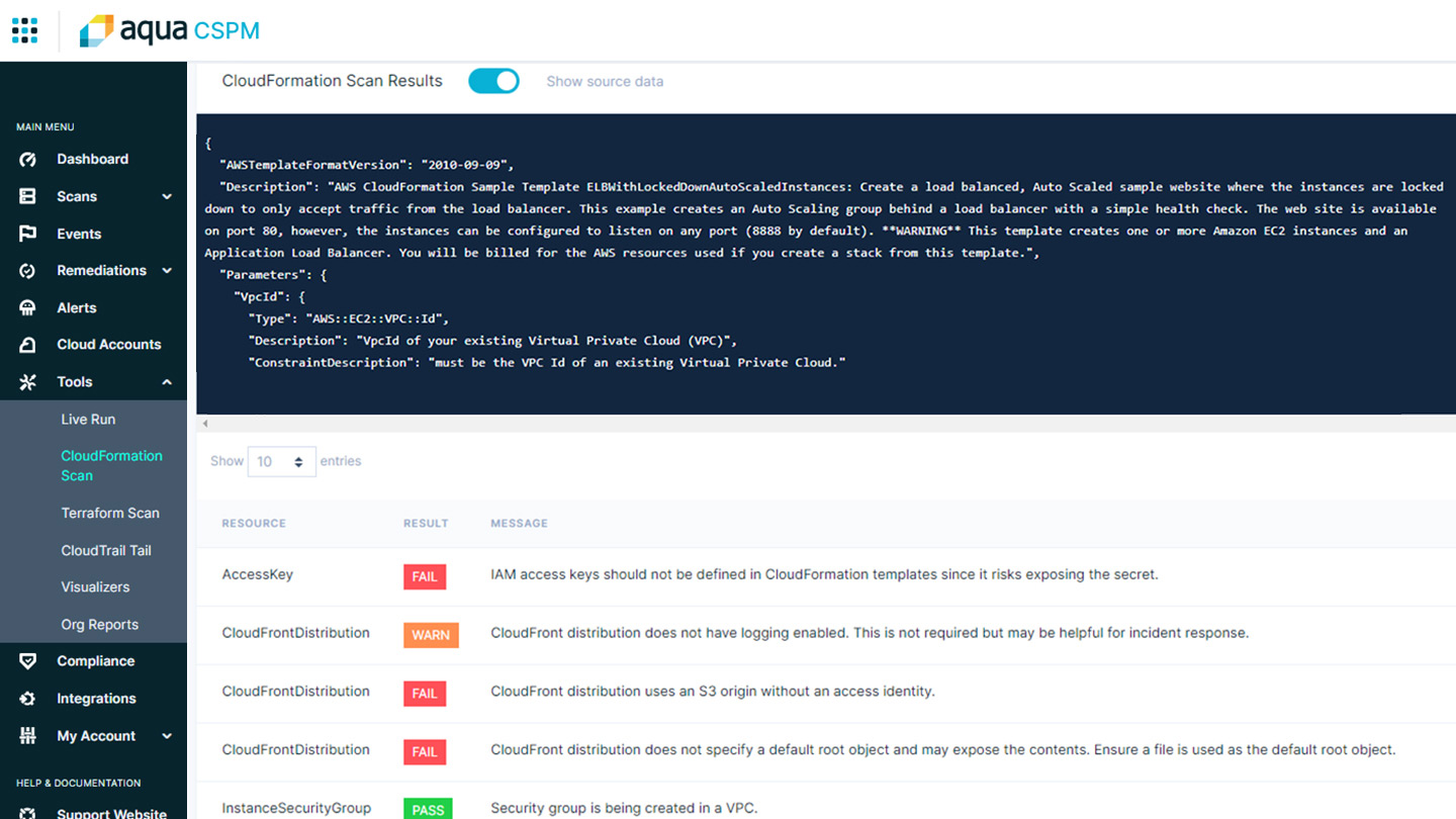 CSPM Cloud Security Posture Management | Aqua Security