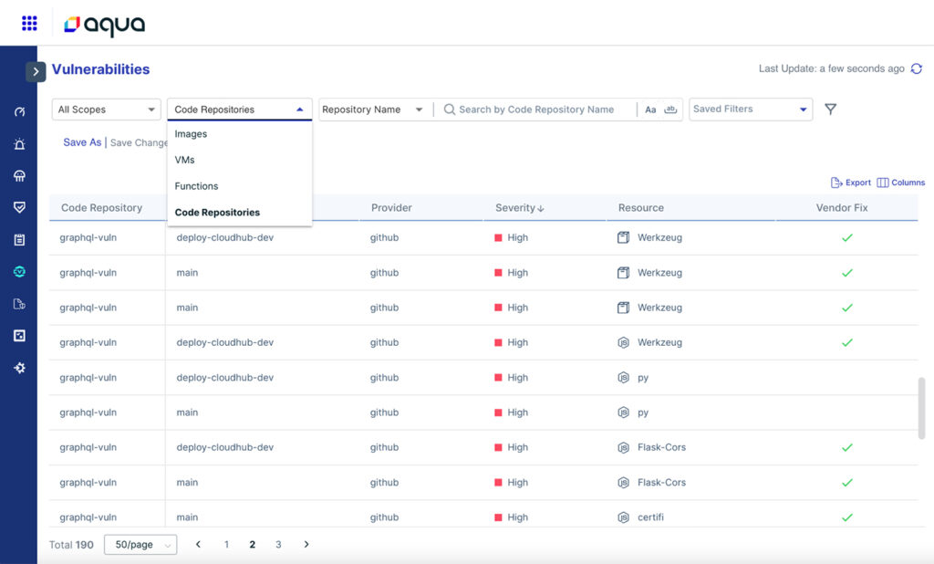 New Aqua User Experience: Streamlined Vulnerability Management New Aqua User Experience: Streamlined Vulnerability Management