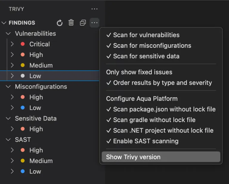 Dev-First Security: Aqua Trivy Scanning Now in VS Code